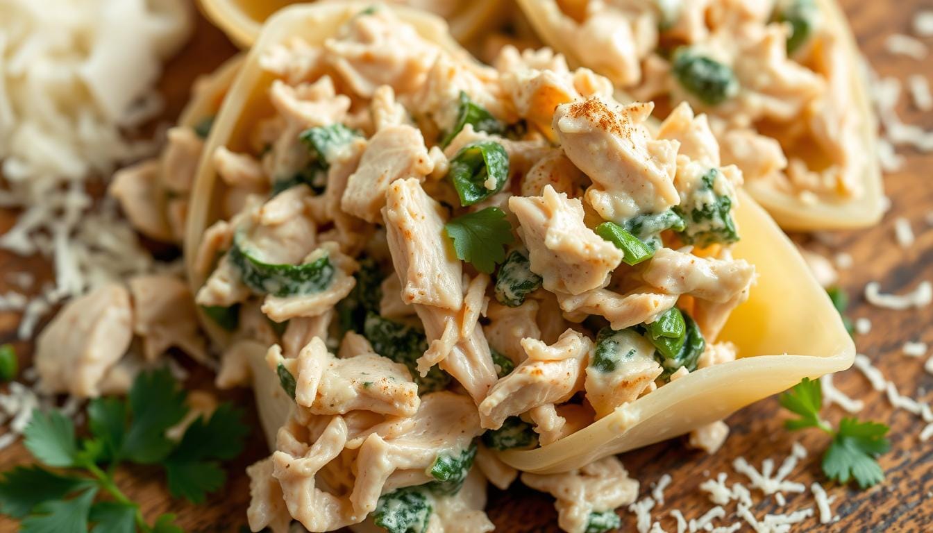 Creamy Chicken Stuffed Shells: Easy Family Dinner