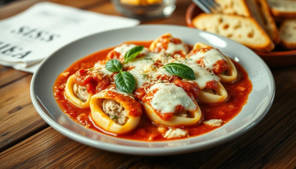 Creamy Chicken Stuffed Shells: Easy Family Dinner