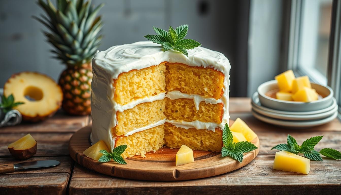 Delicious Homemade Pineapple Cake Recipe | Easy to Make